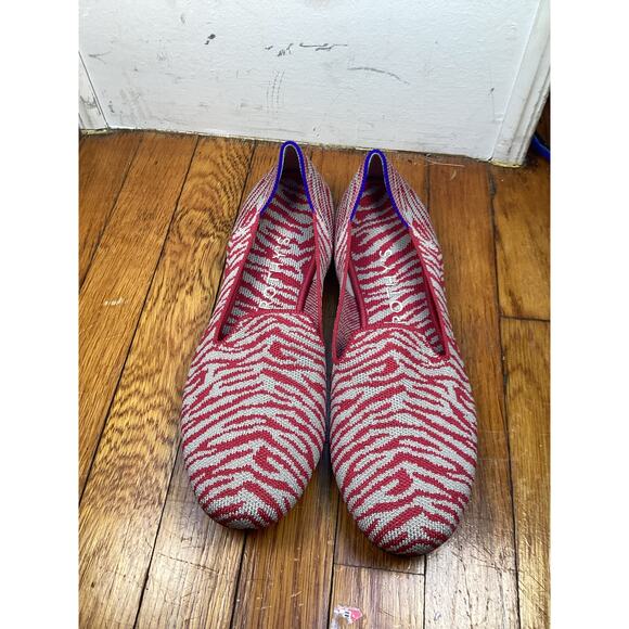 Rothy's | Shoes | Rothys Womens The Loafer Red Zebra Slipon Flat Shoe ...